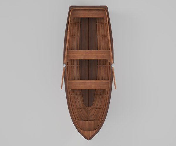 Boat simple wood 3D model - TurboSquid 1741274