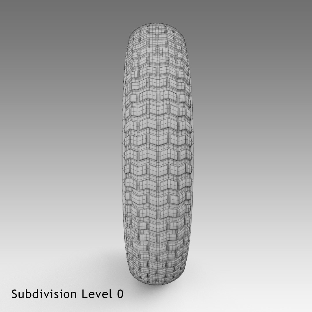 Wheel Flat 3d Model