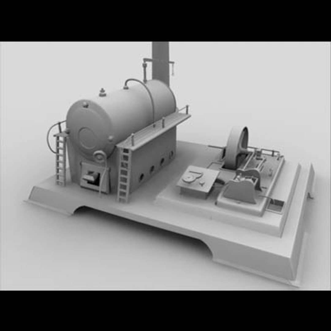toy engine 3d model