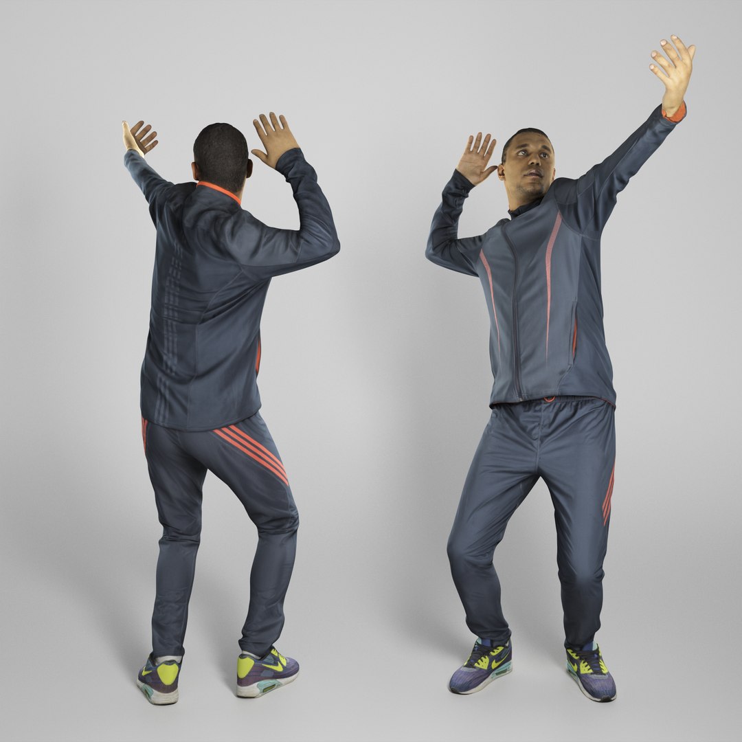 Photogrammetry human sporty man 3D model - TurboSquid 1700608