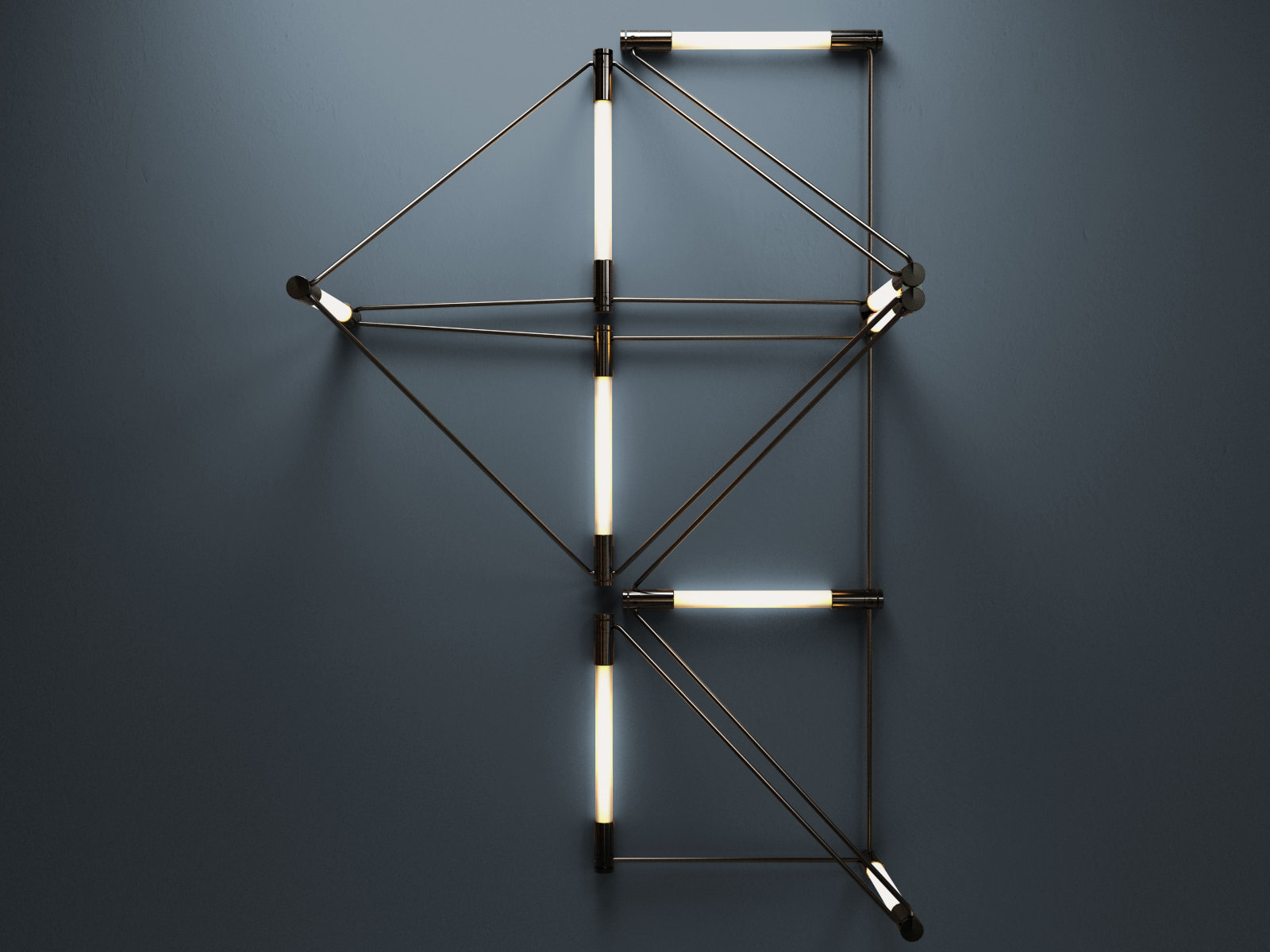 Free meta wall lamp 3D - TurboSquid 1308380