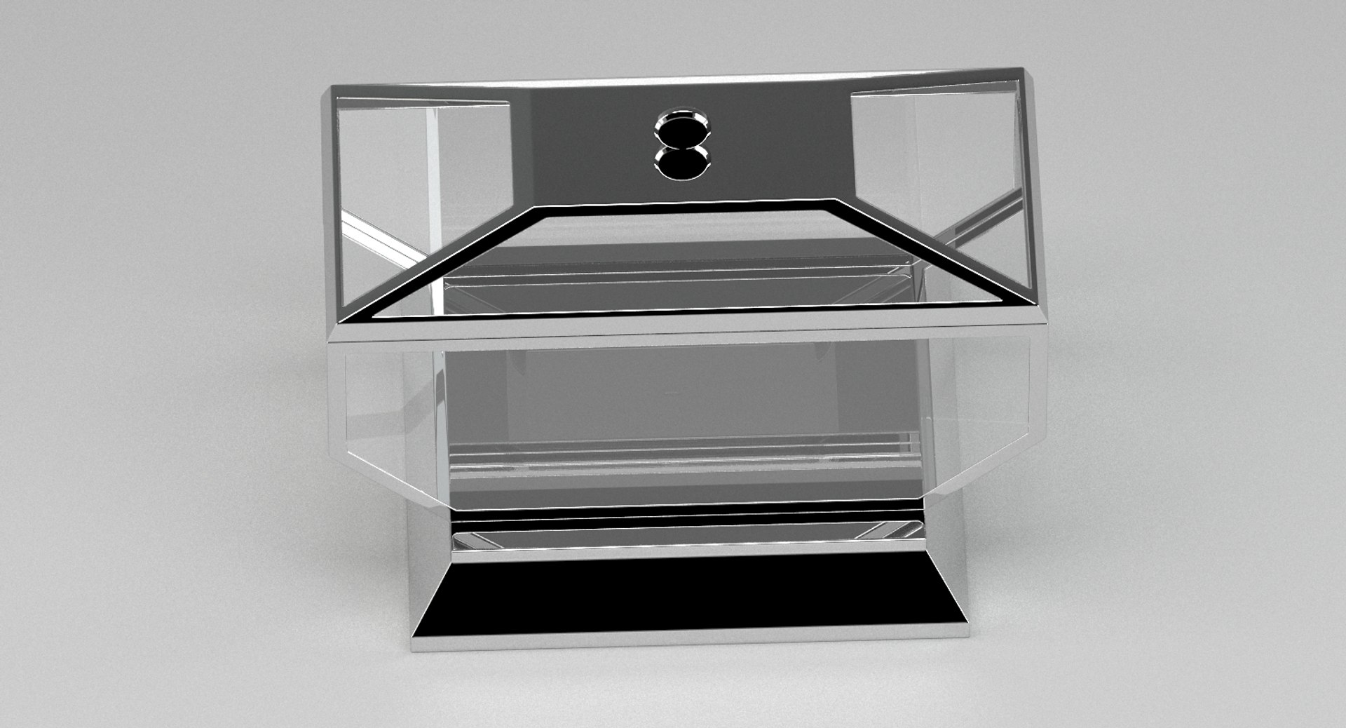 3D glass box - TurboSquid 1499235