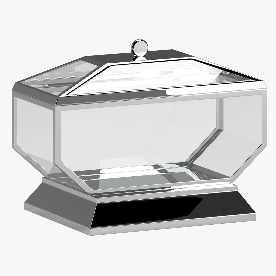 3D glass box - TurboSquid 1499235