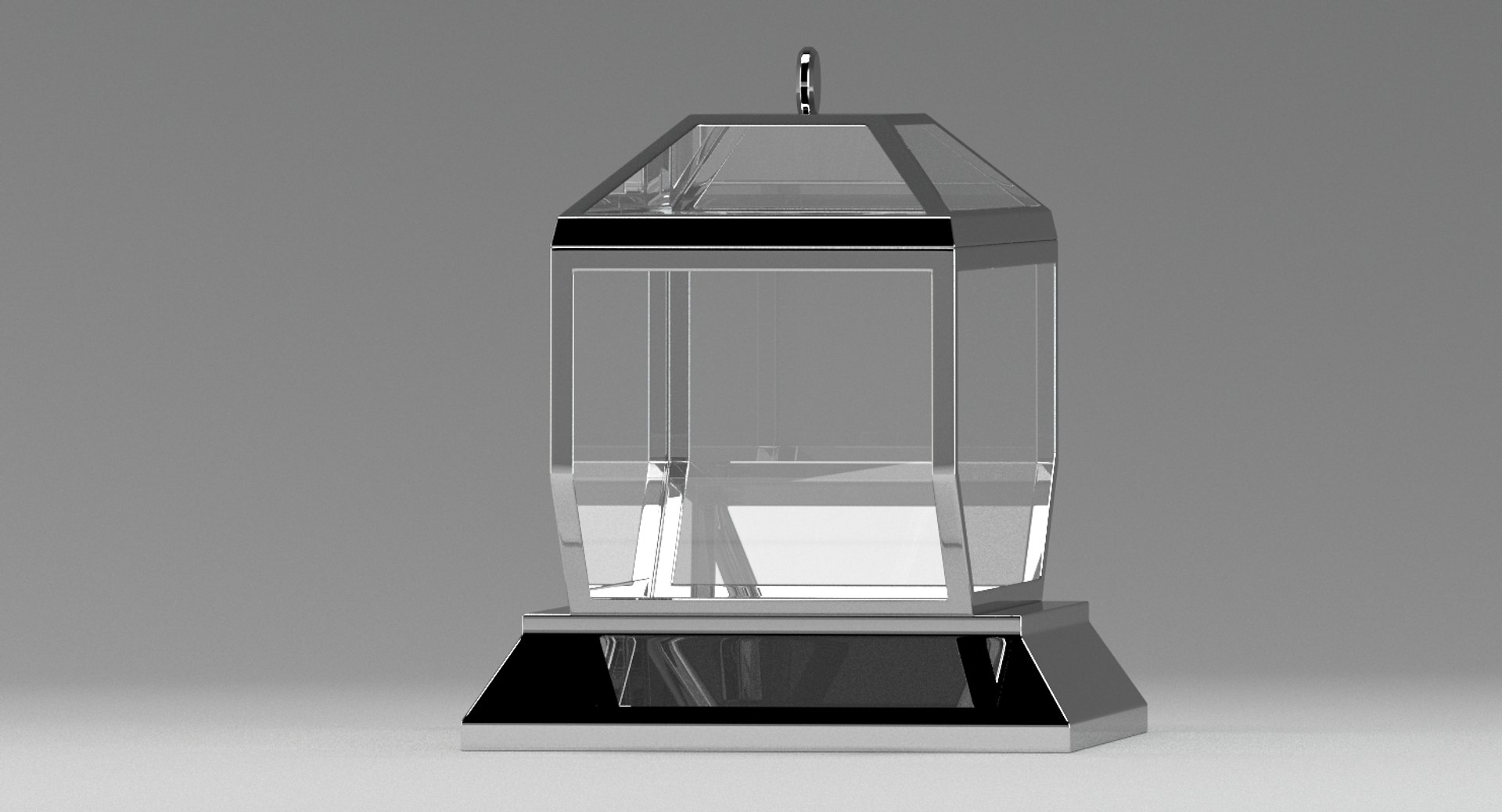 3D glass box - TurboSquid 1499235