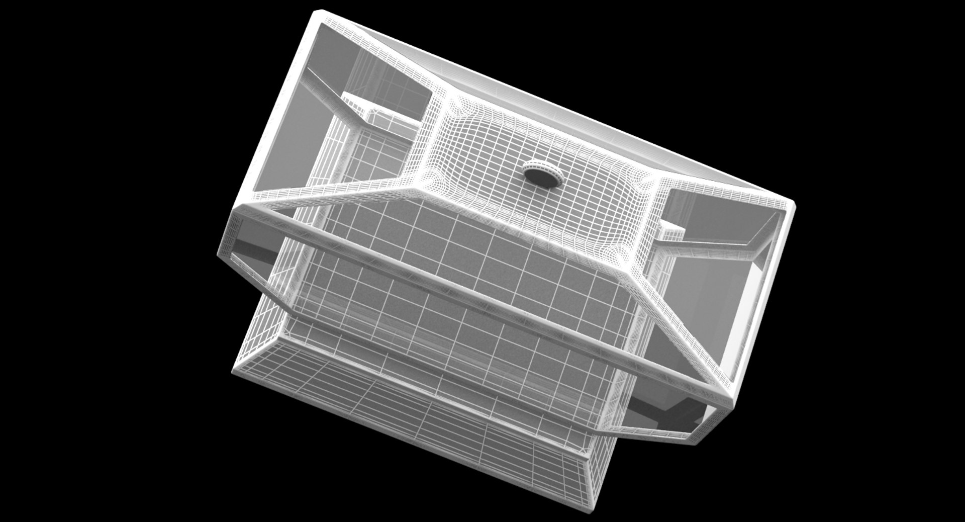 3D glass box - TurboSquid 1499235