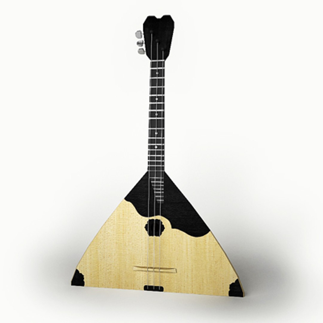 russian balalaika stringed 3ds