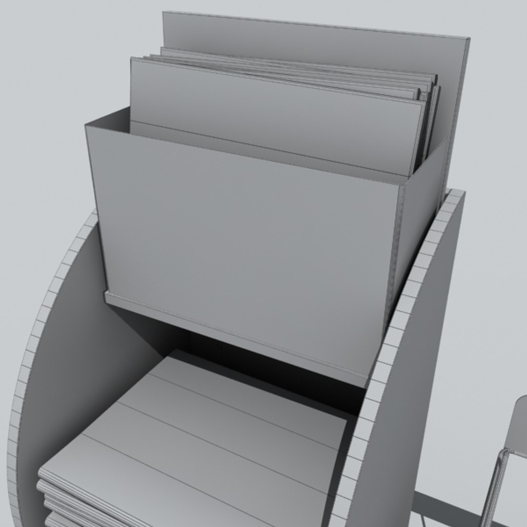 3d Newspaper Stands Model
