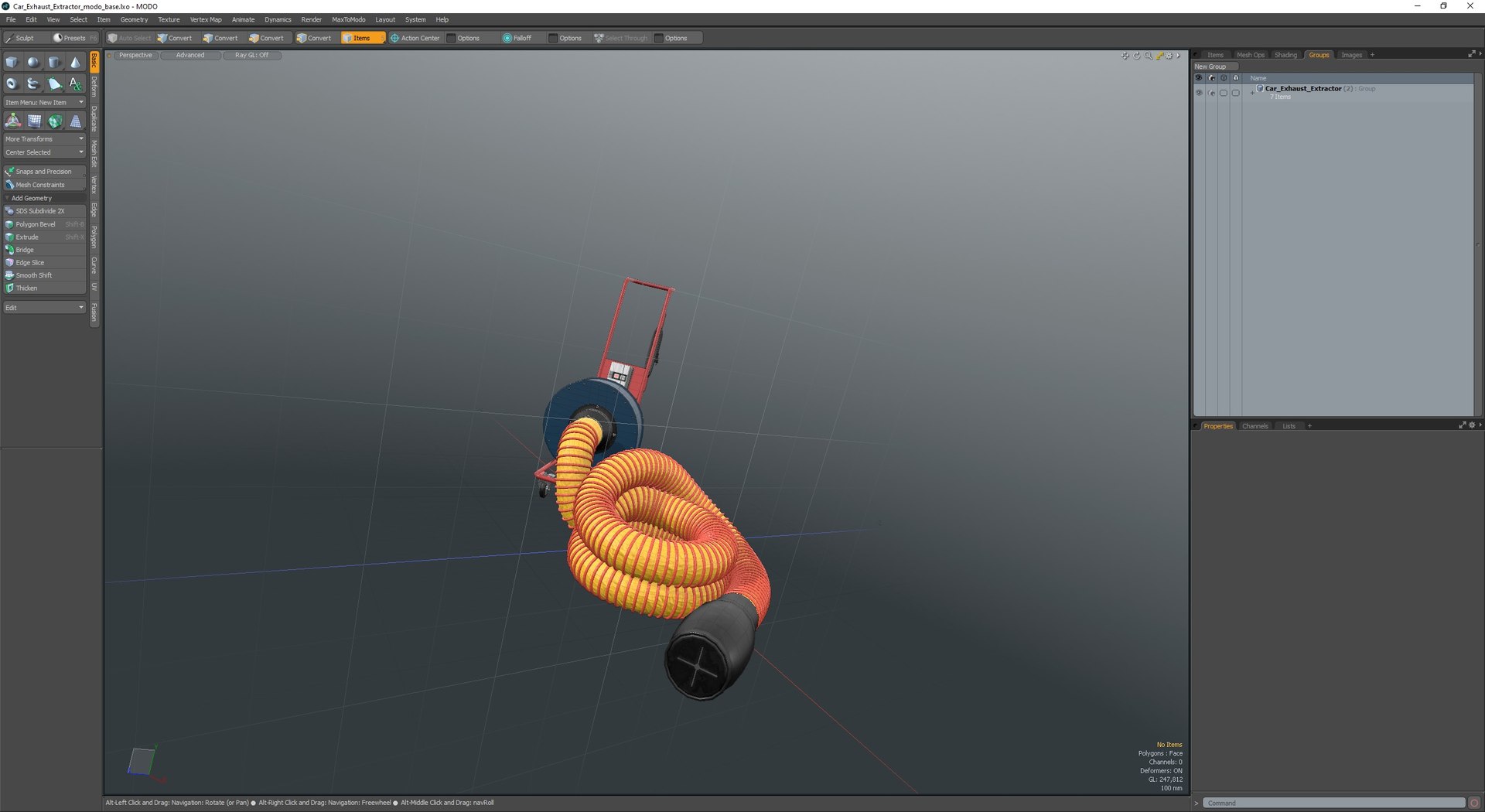 Car Exhaust Extractor 3D - TurboSquid 2303797