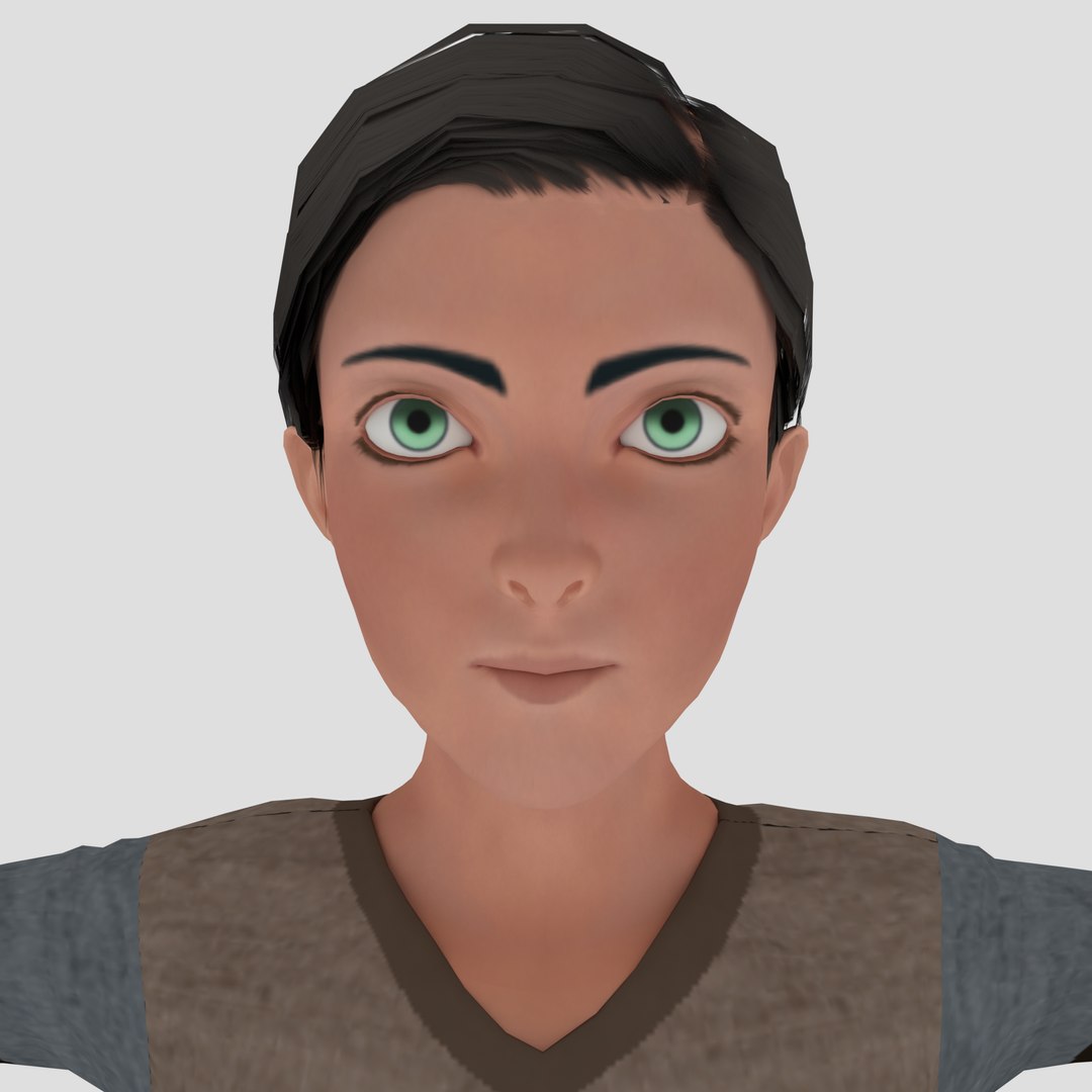 3d Model Broderick Toon Animations