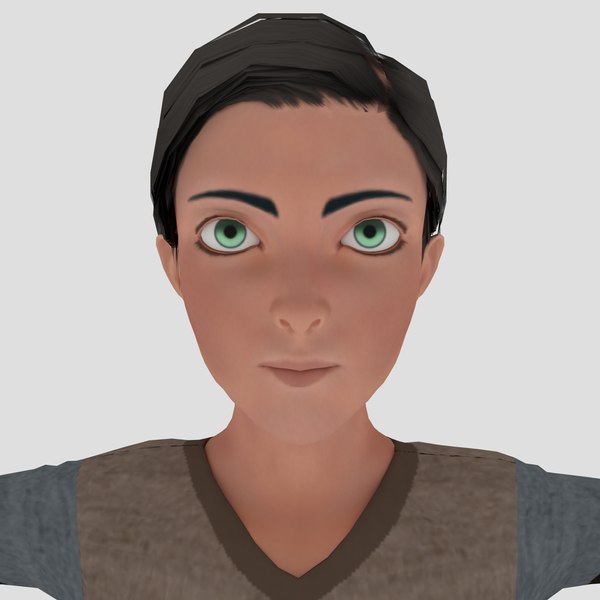 3d model broderick toon animations