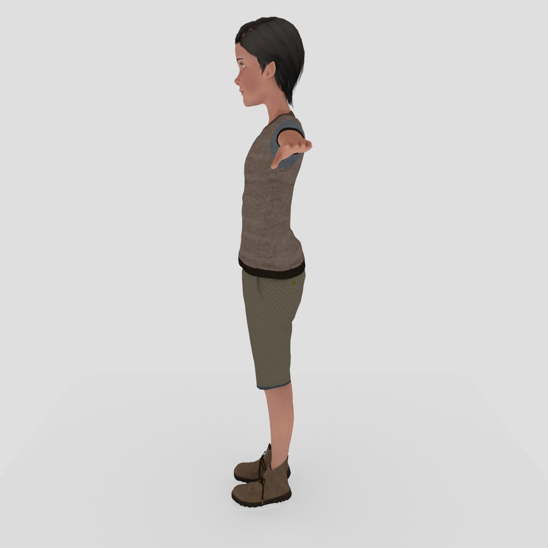 3d Model Broderick Toon Animations