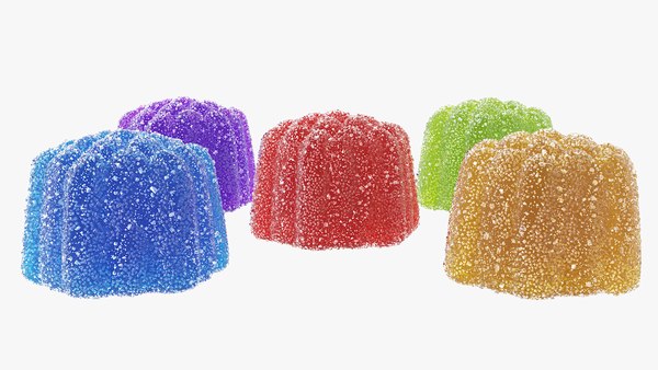 3D Sugar Eldelberry Gumdrops model - TurboSquid 1818629
