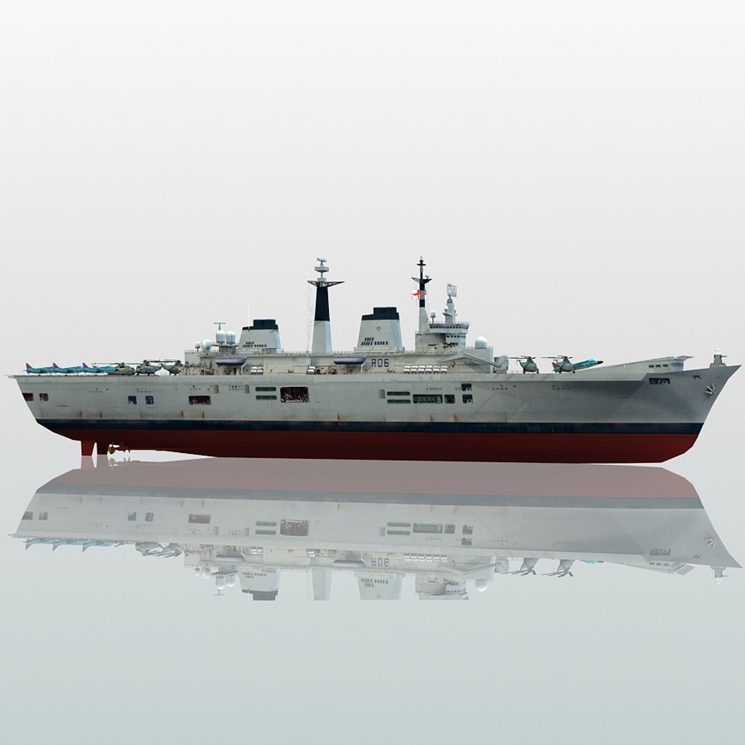 Hms Illustrious R06 3d 3ds