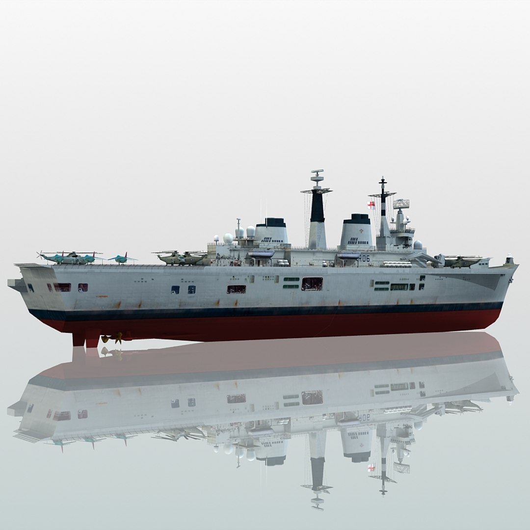 Hms Illustrious R06 3d 3ds