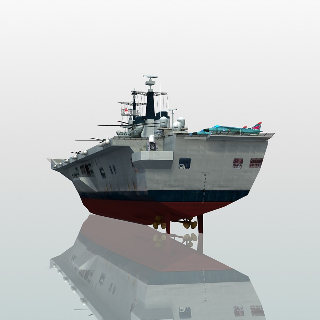 Hms Illustrious R06 3d 3ds