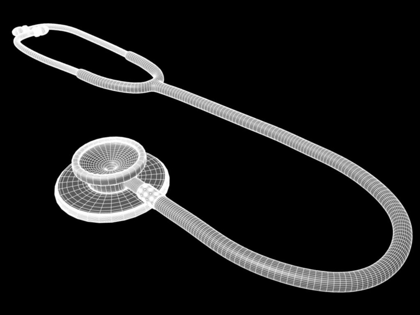 Medical Stethoscope 3d Model