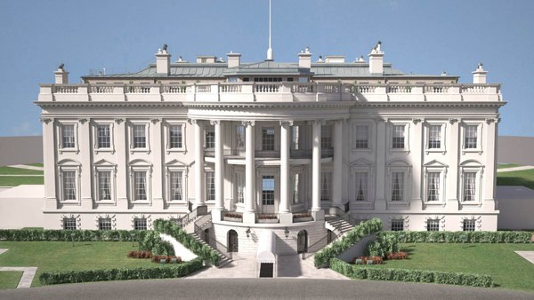 3d model white house