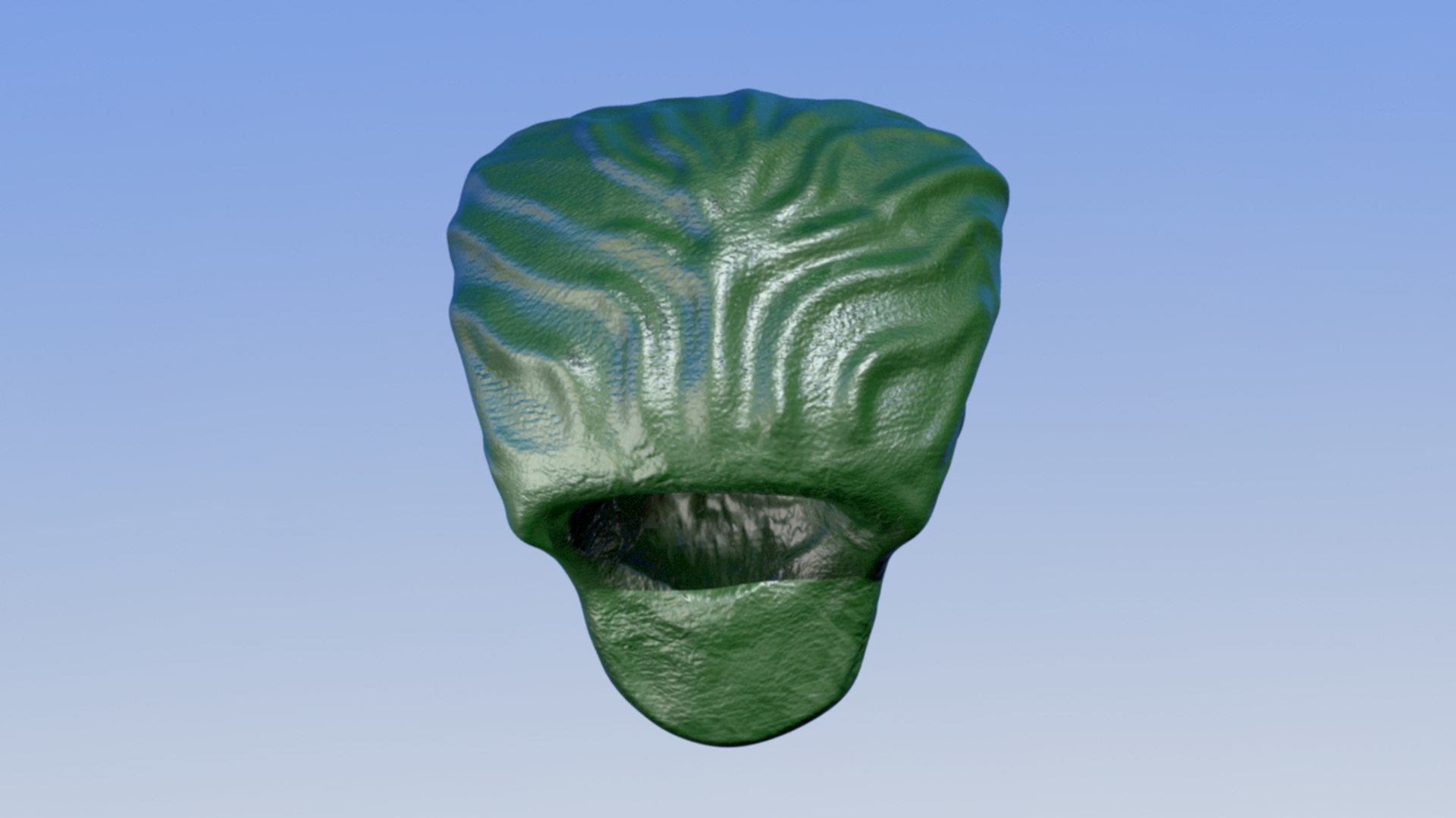 Free Obj Model Alien Head