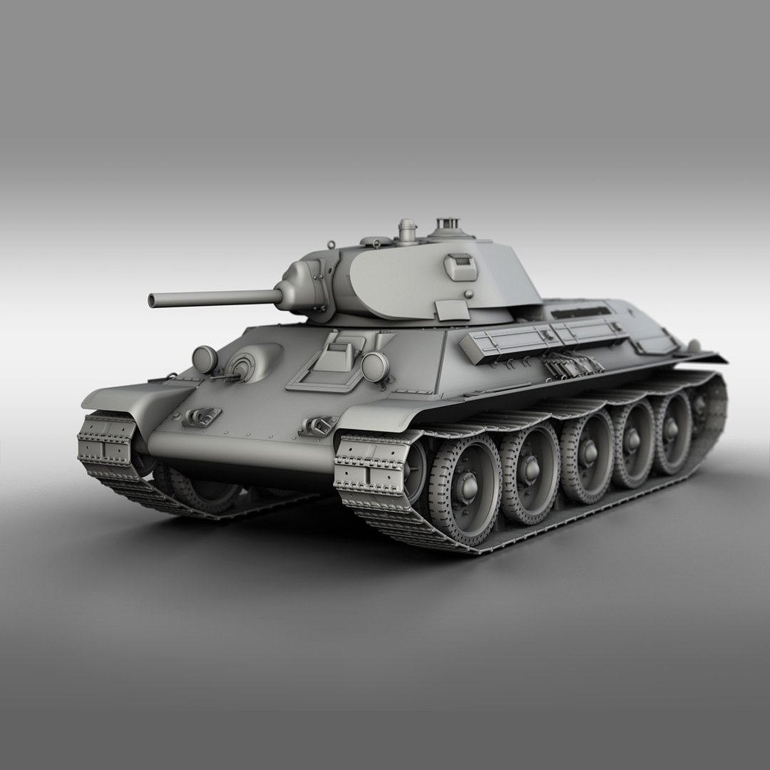 T-34-76 - 1940 Soviet Model - TurboSquid 1599753