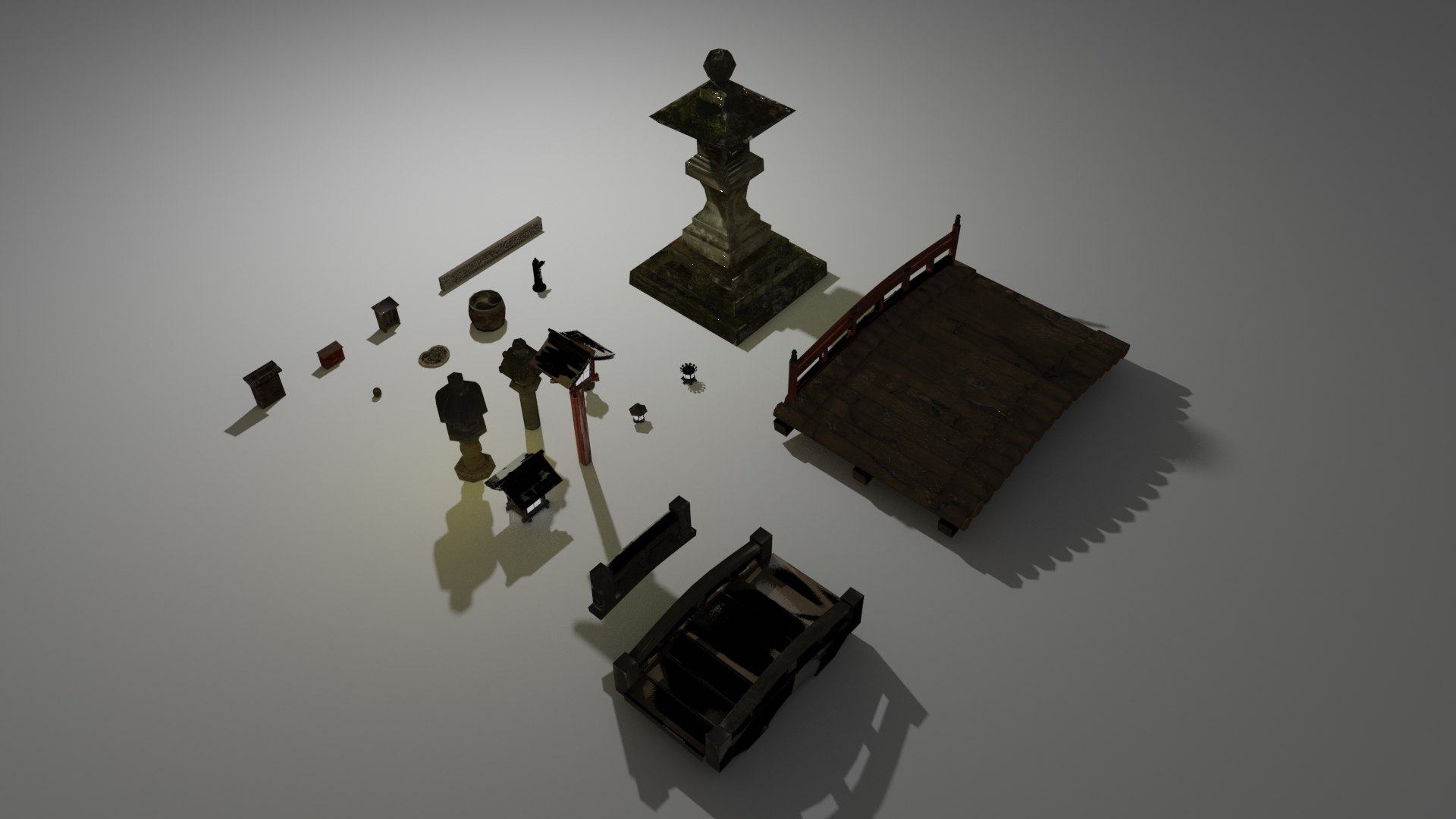 Sinto Shrine Essentials Model - TurboSquid 2400461
