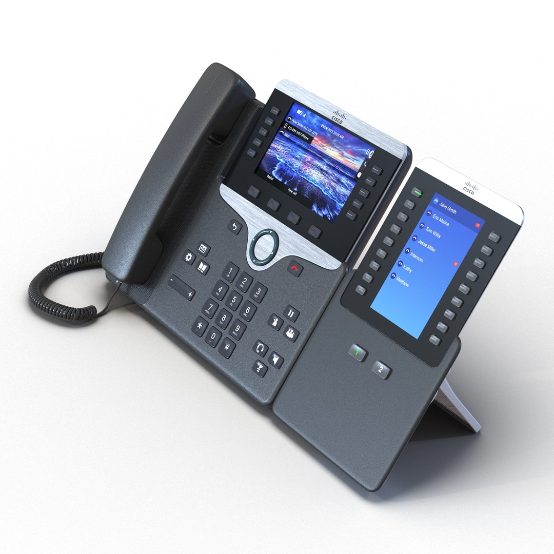 cisco ip phone 8861 3d model