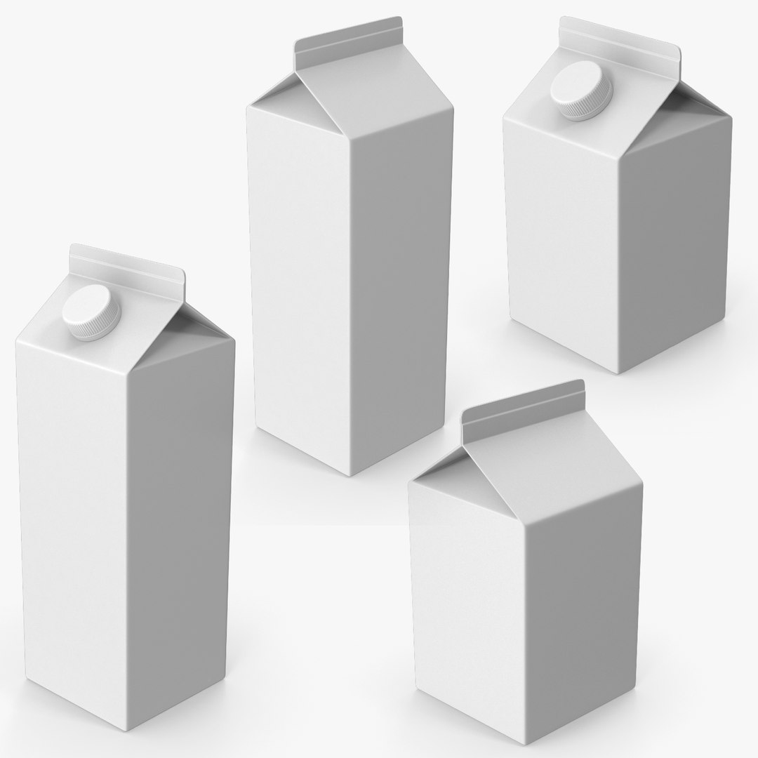 Carton Packages 3D Model - TurboSquid 1849643