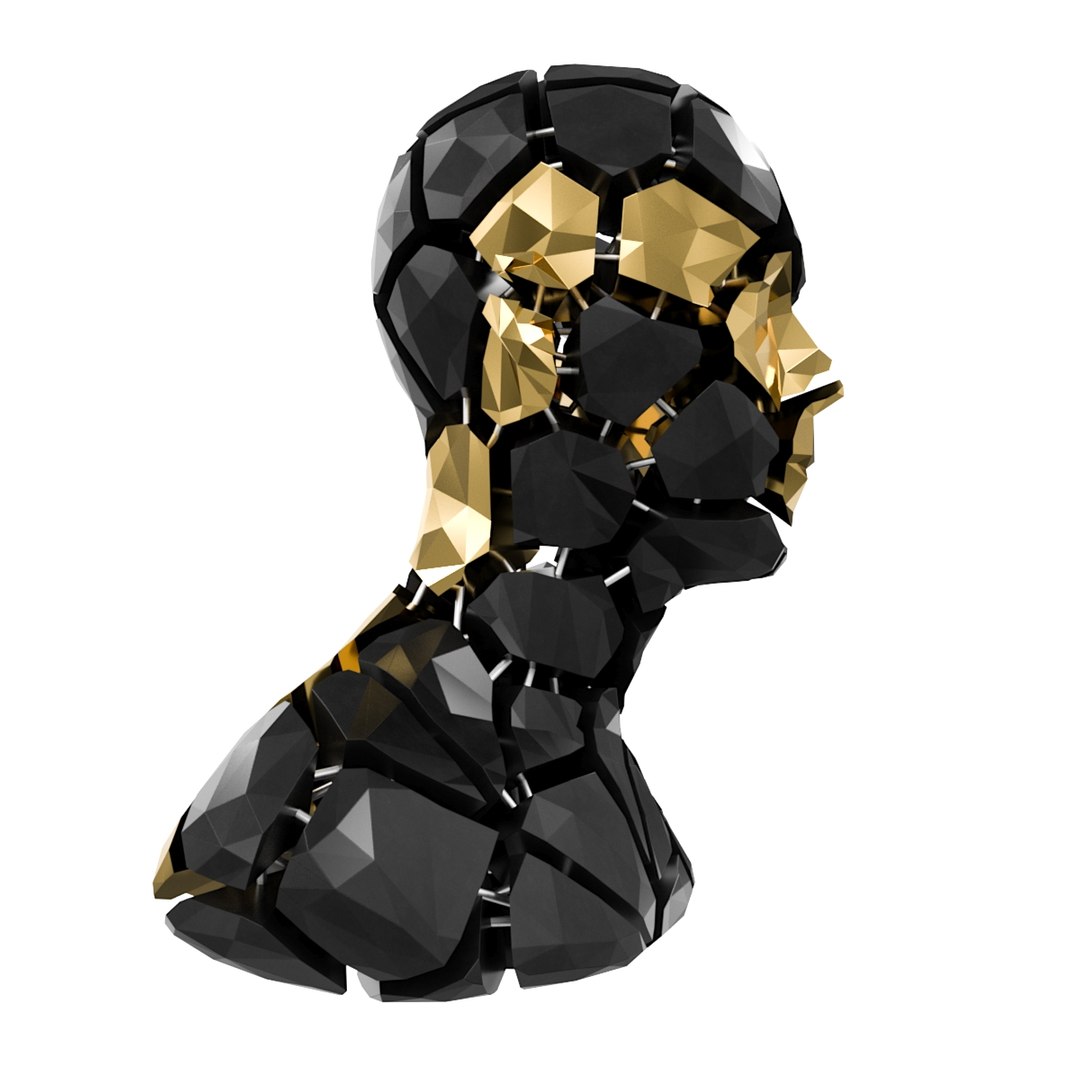 Abstract Sculpture Bust Model - TurboSquid 1243601