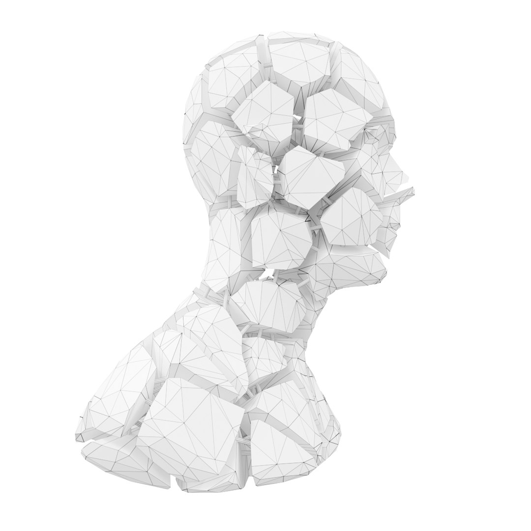 Abstract Sculpture Bust Model - TurboSquid 1243601