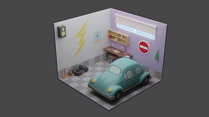 Blender Garage Models | TurboSquid