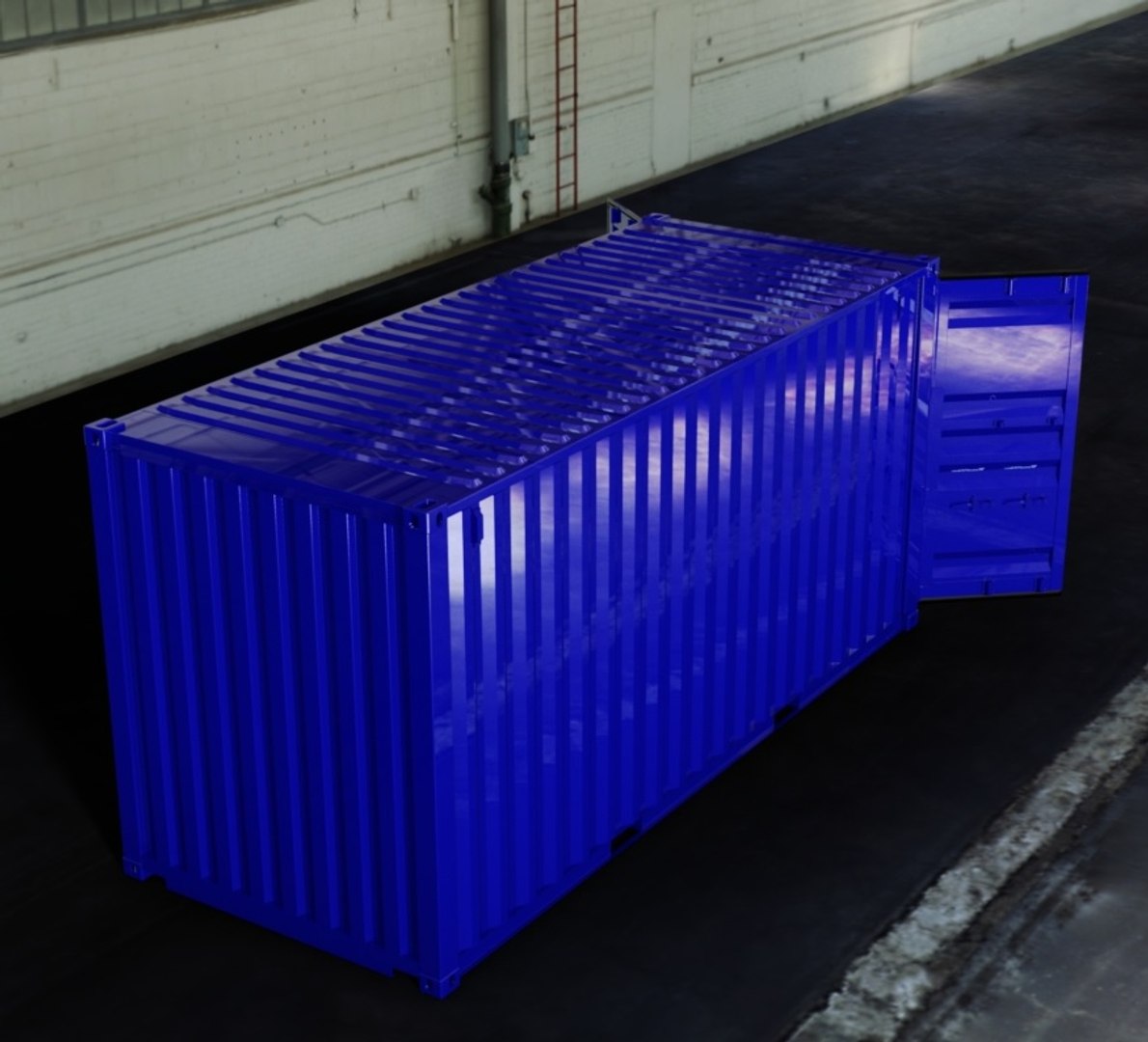 - 20ft Iso Shipping Container Dwg