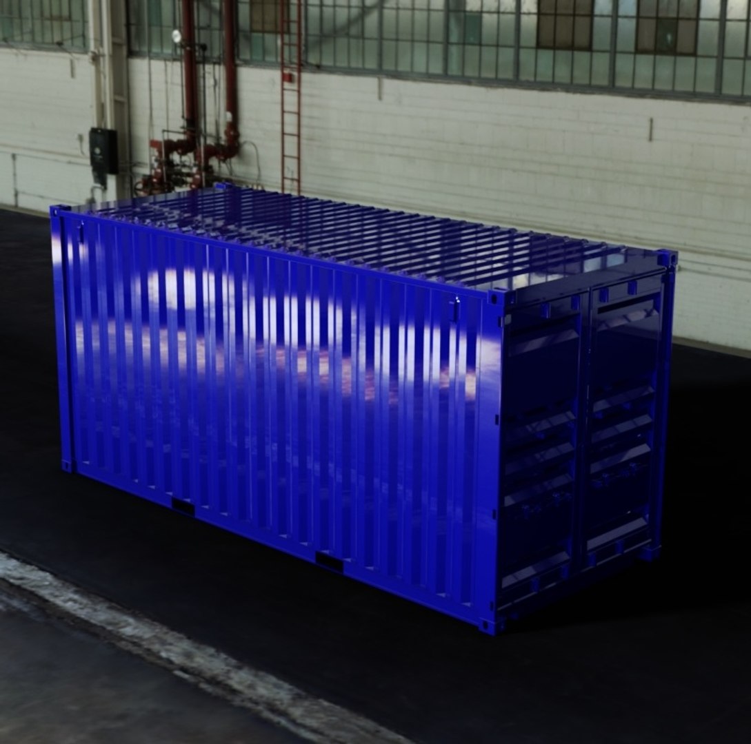 - 20ft Iso Shipping Container Dwg