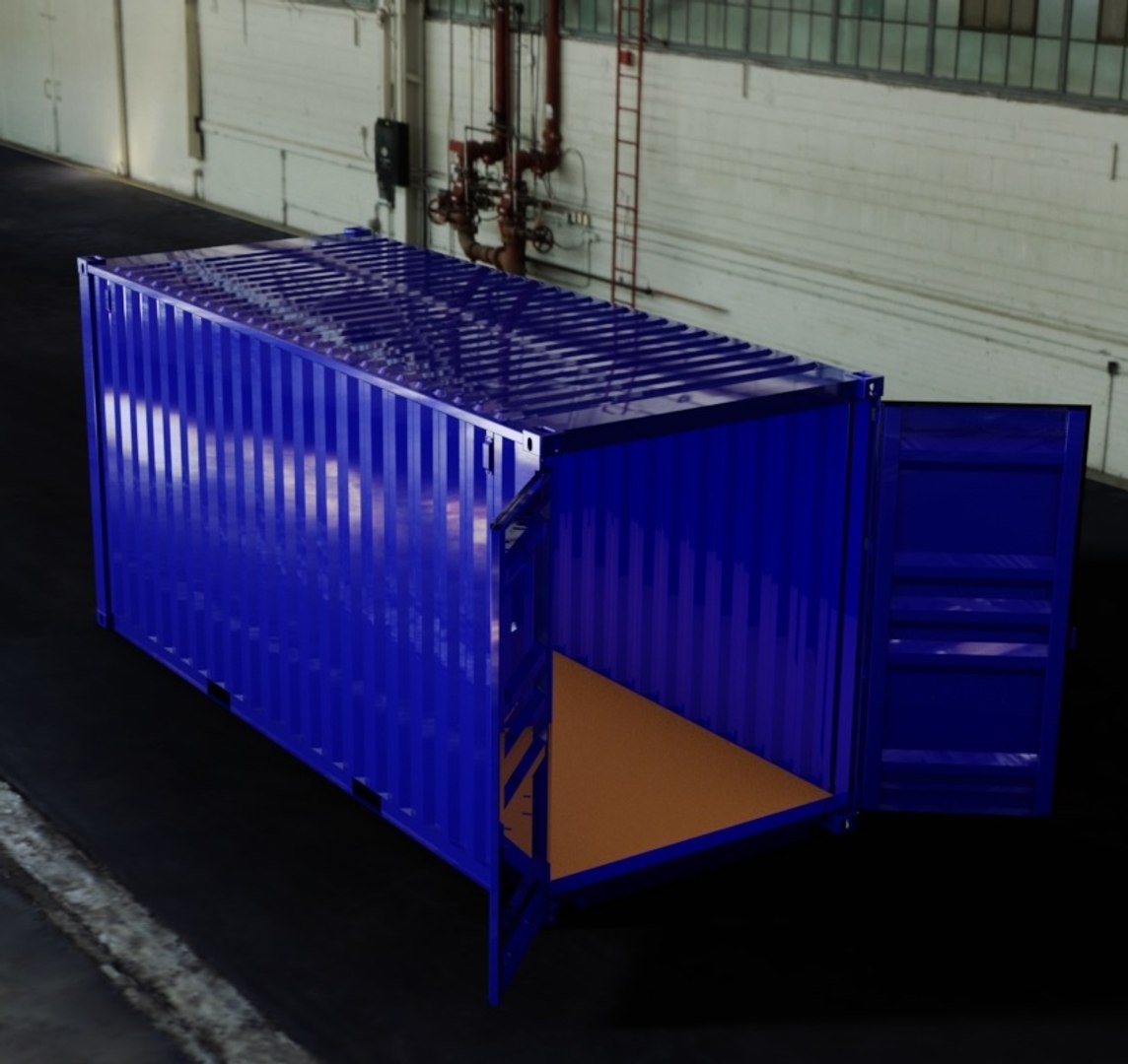 - 20ft Iso Shipping Container Dwg