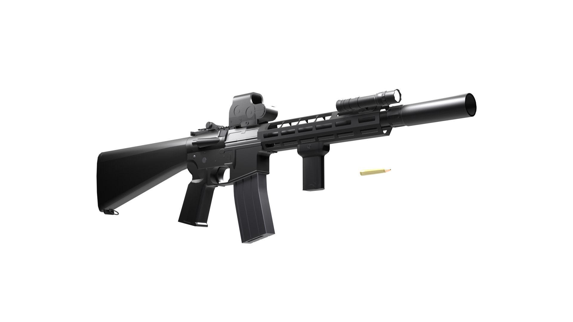 SR GUN 3D Model - TurboSquid 2329676