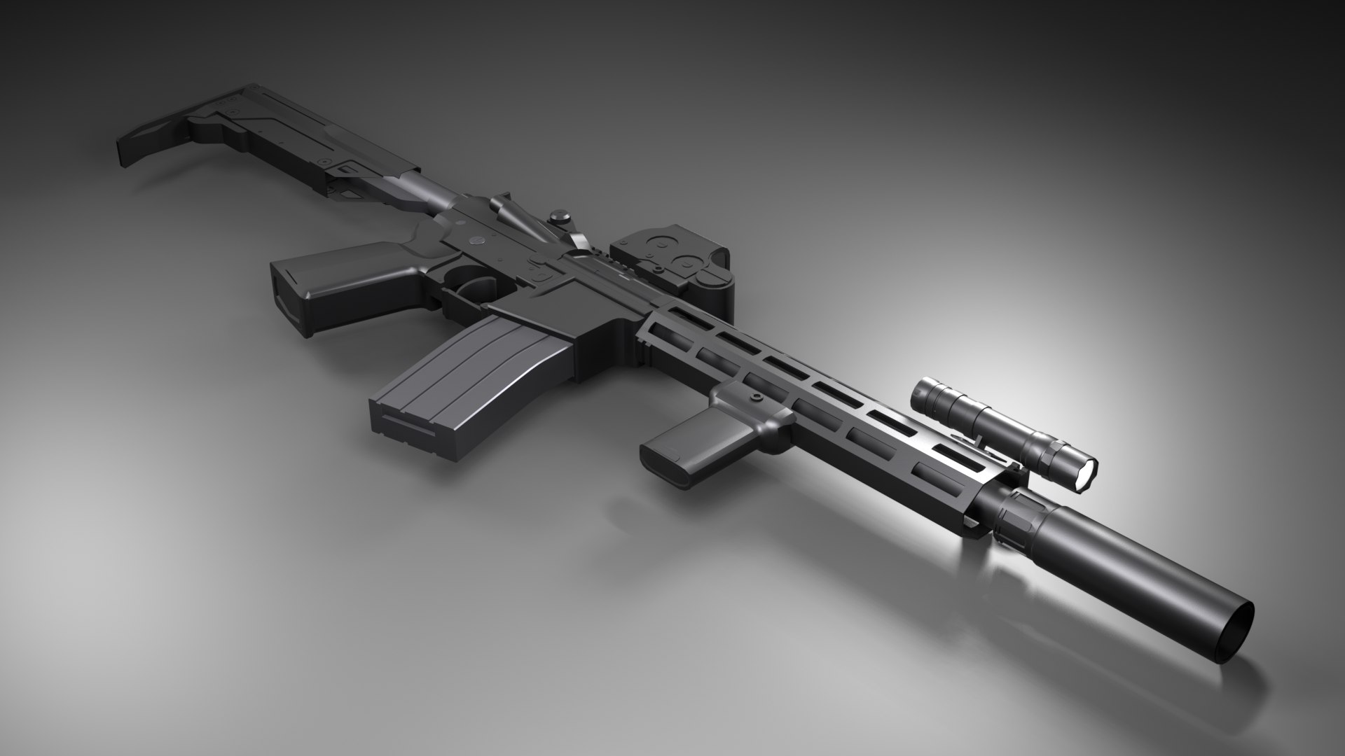 SR GUN 3D Model - TurboSquid 2329676