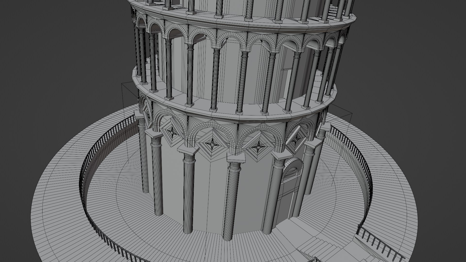 Leaning Tower Of Pisa 3D Model - TurboSquid 1920833