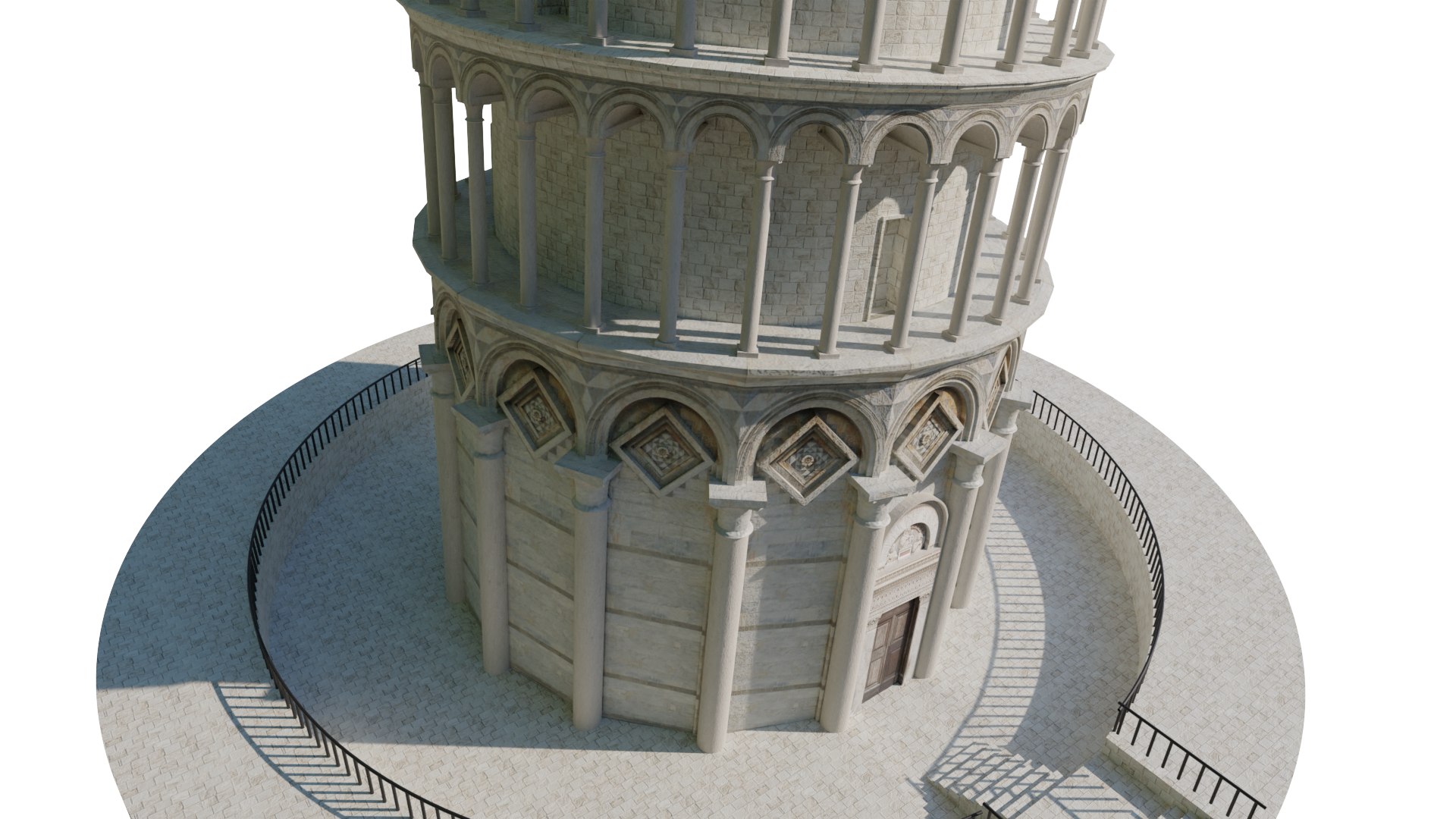 Leaning Tower Of Pisa 3D Model - TurboSquid 1920833