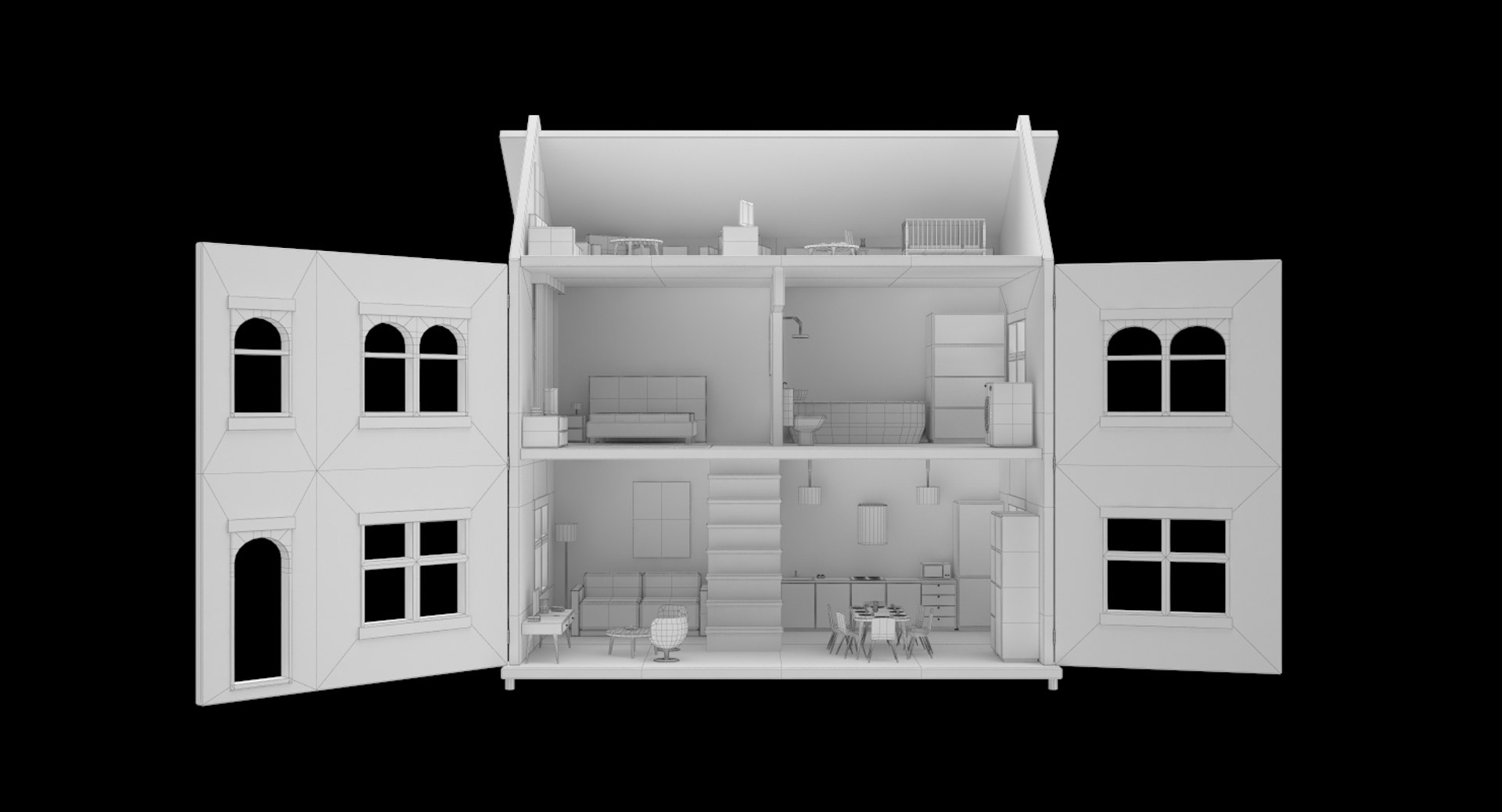 Toy house 3D - TurboSquid 1407904