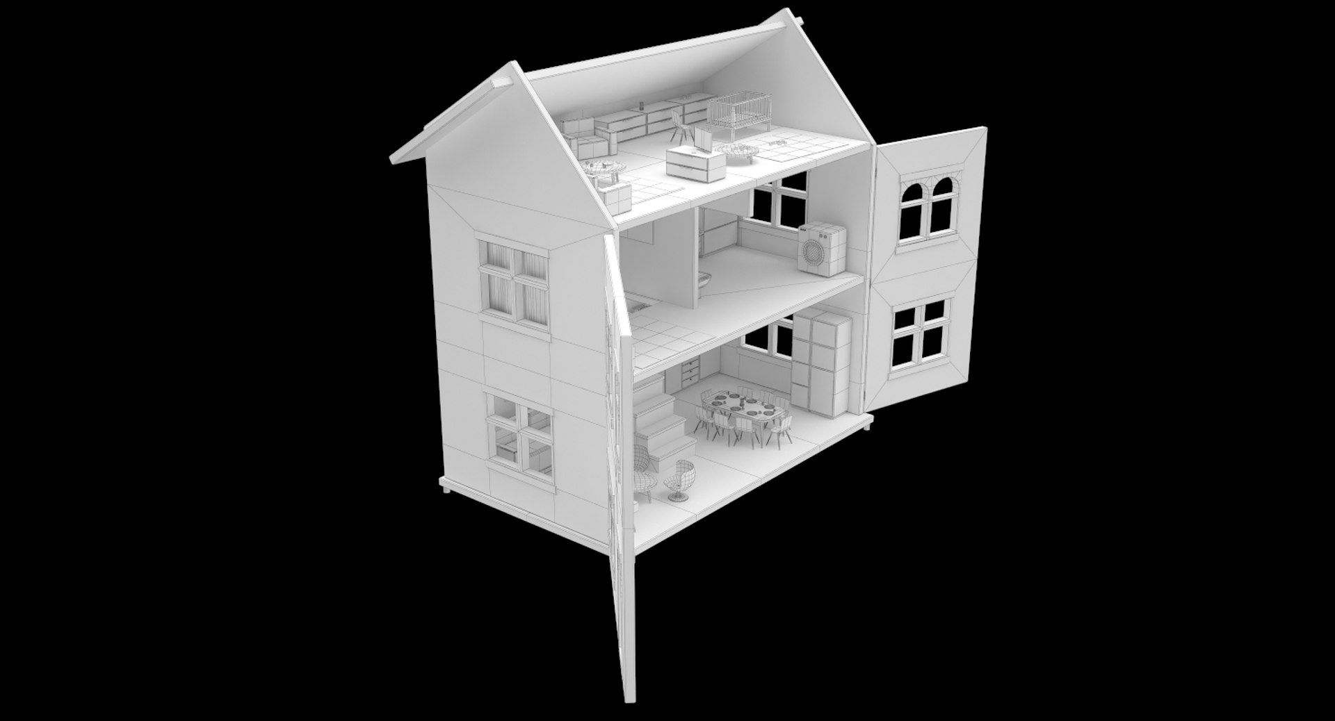 Toy house 3D - TurboSquid 1407904