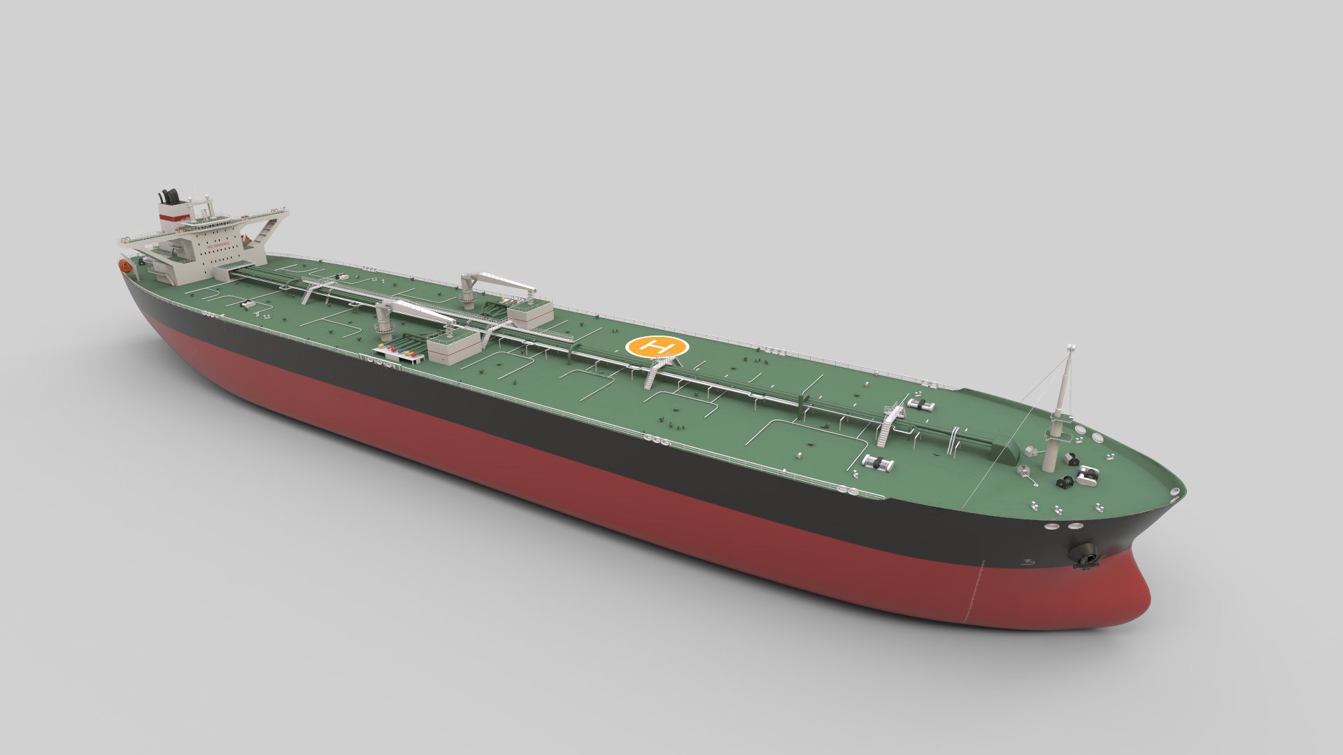 VLCC Tanker 3D Model - TurboSquid 2118246