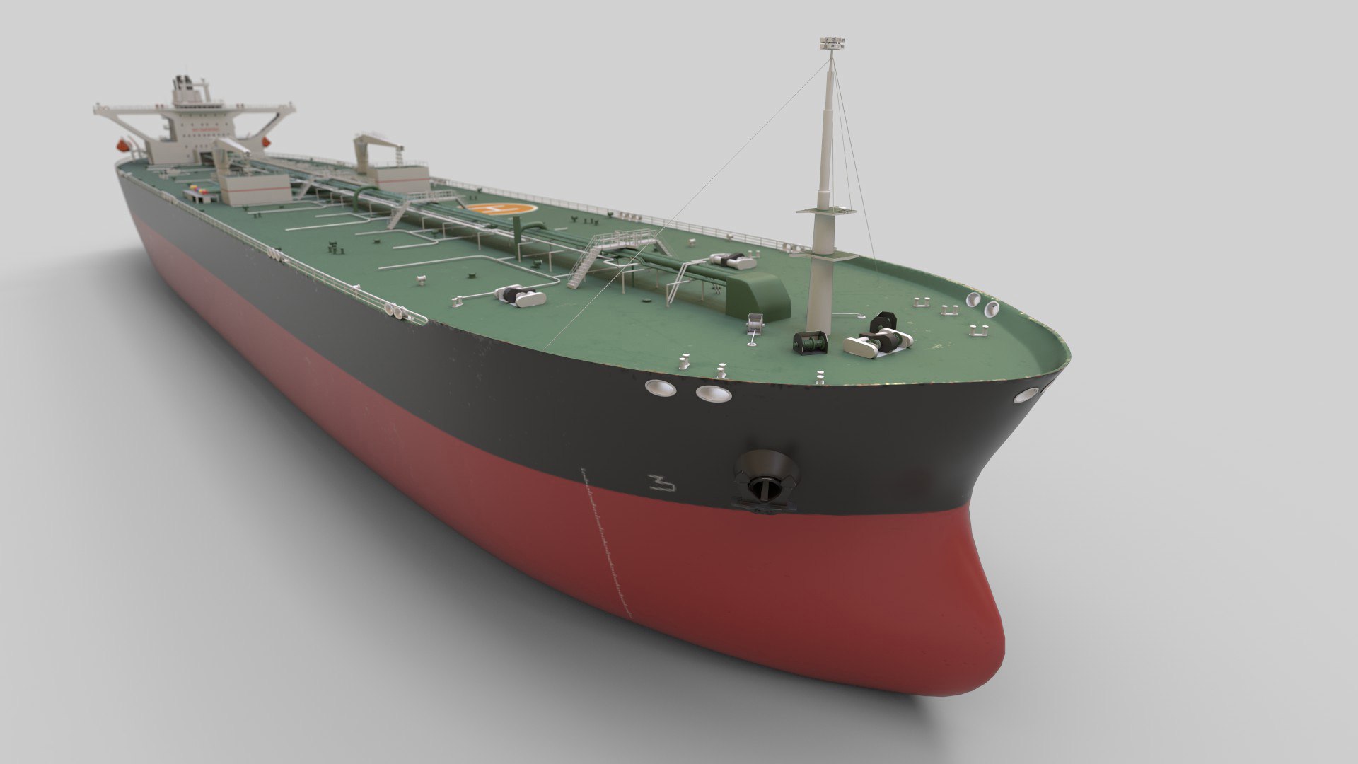 VLCC Tanker 3D Model - TurboSquid 2118246