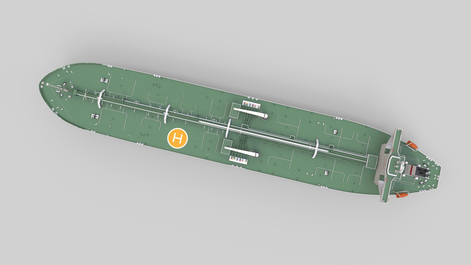 VLCC Tanker 3D Model - TurboSquid 2118246