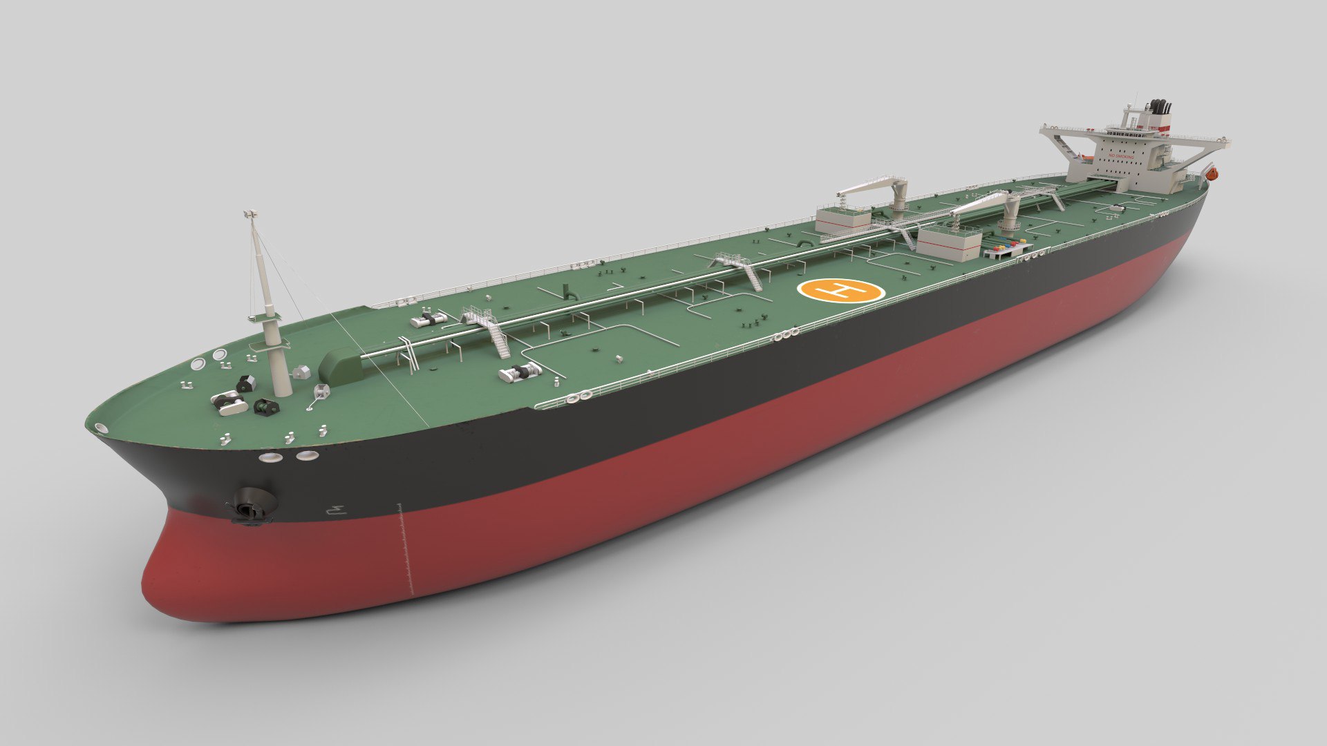 VLCC Tanker 3D Model - TurboSquid 2118246