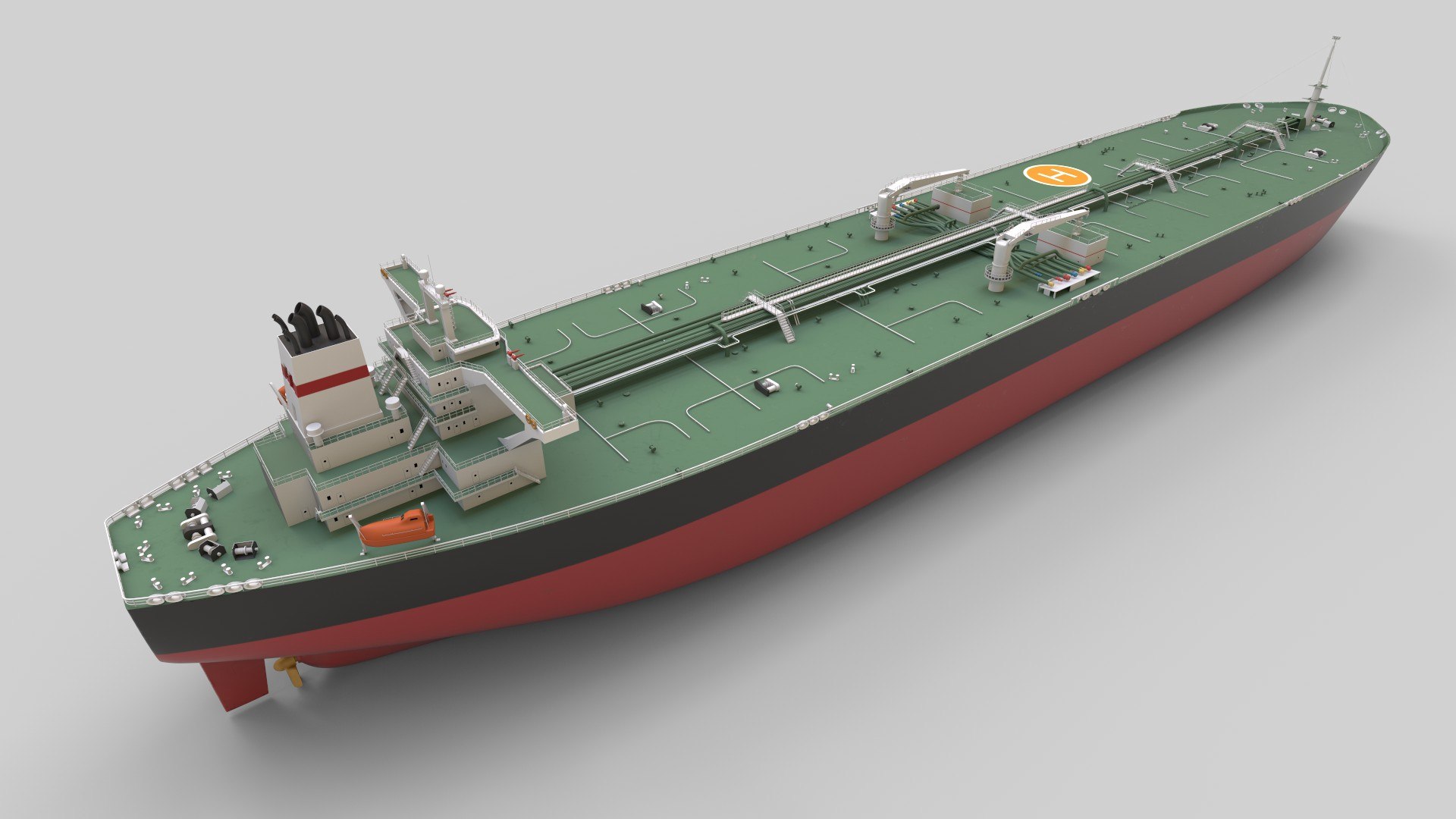 VLCC Tanker 3D Model - TurboSquid 2118246