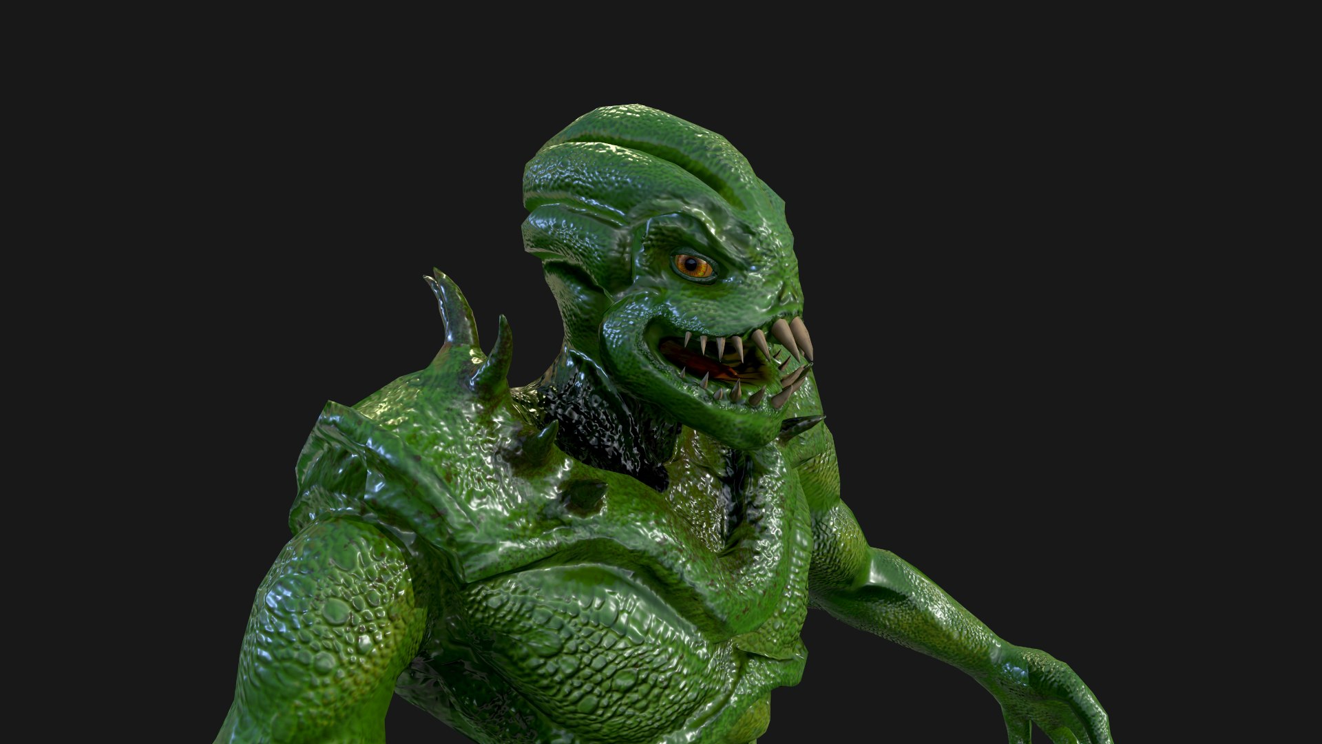 Reptile Monster 3D - TurboSquid 1796799