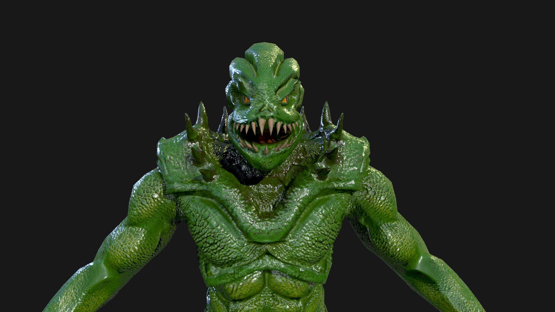 Reptile Monster 3D - TurboSquid 1796799