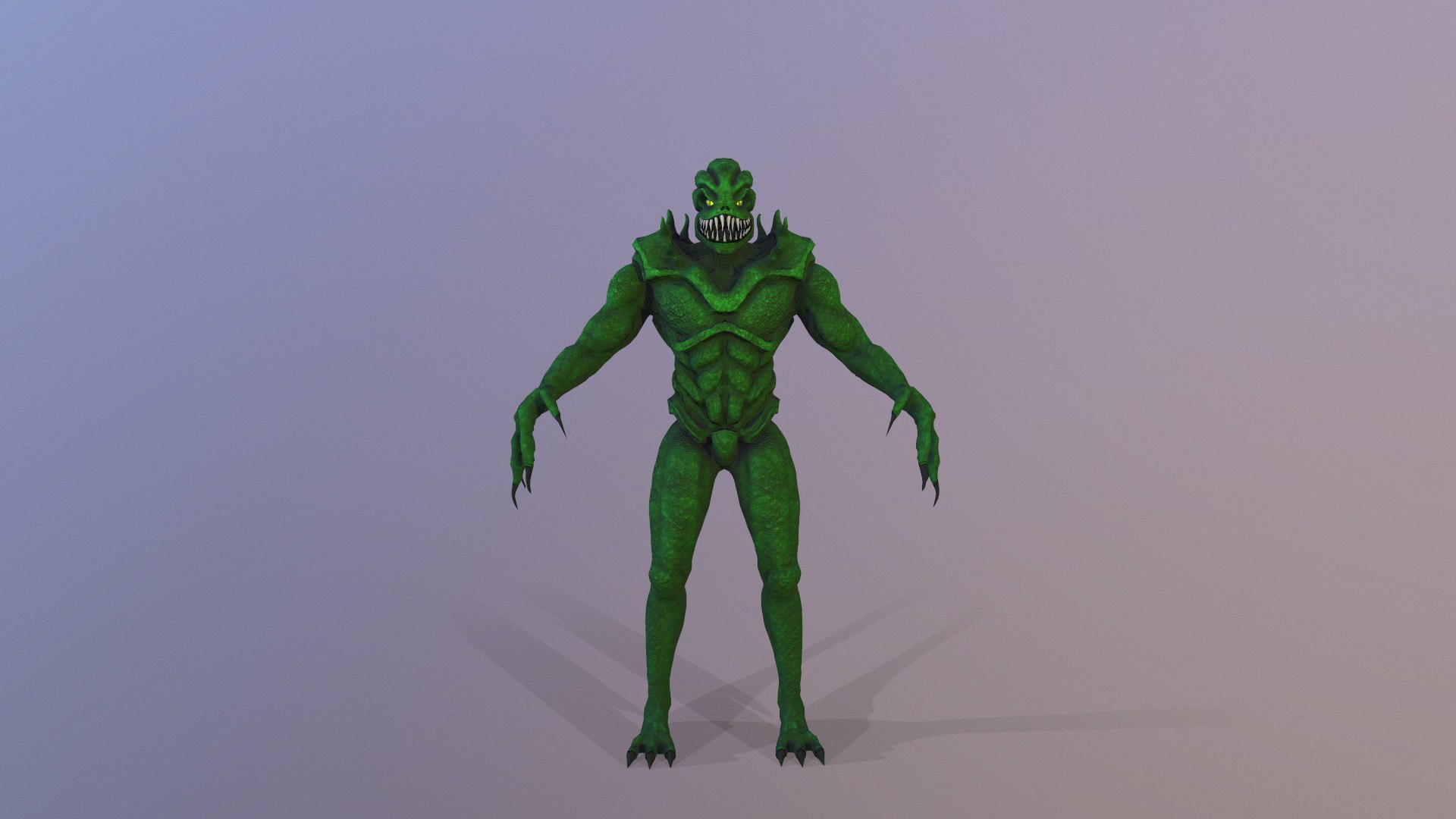 Reptile monster 3D - TurboSquid 1796799