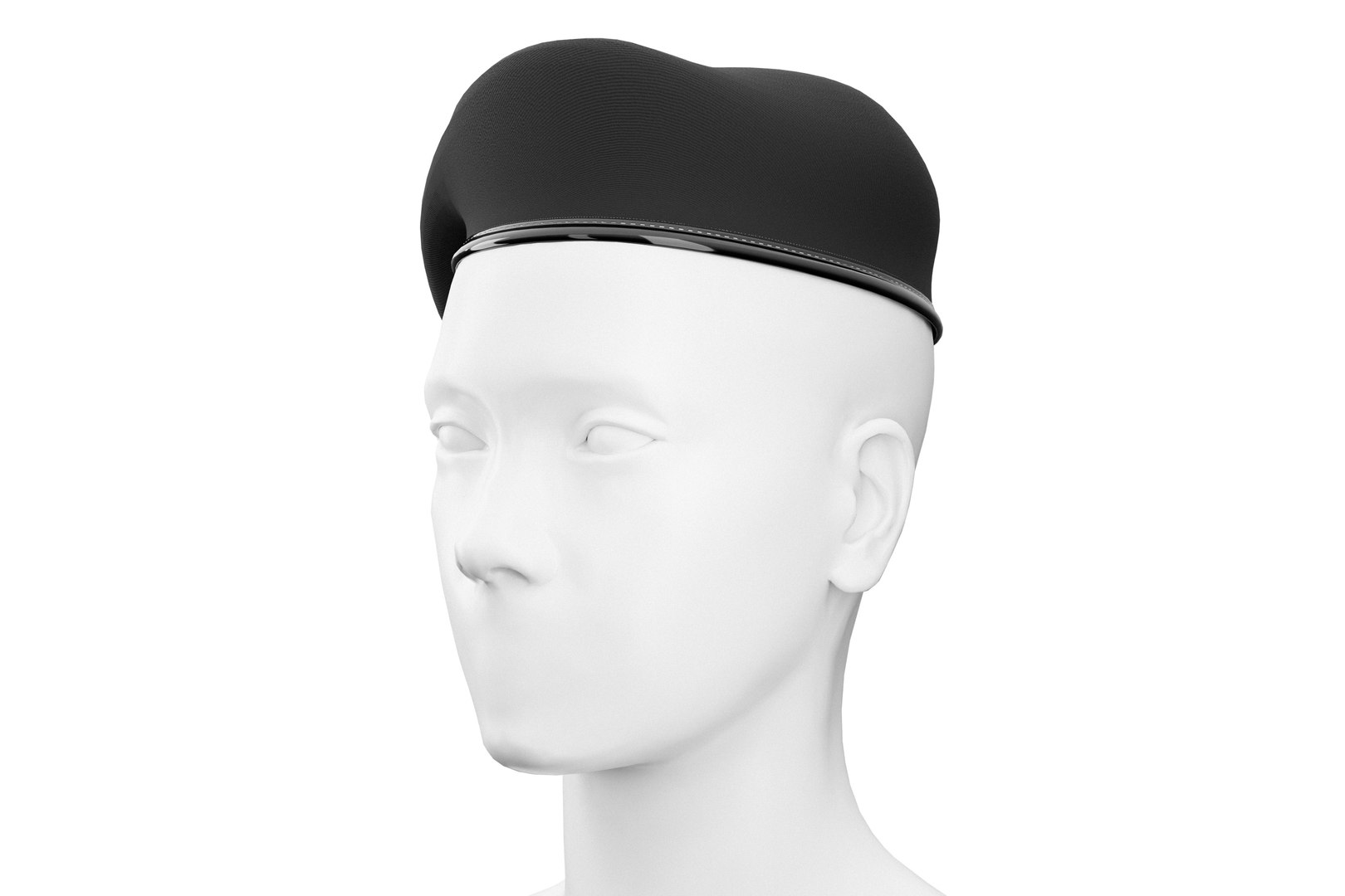 Black Beret 02 3D - TurboSquid 2302367