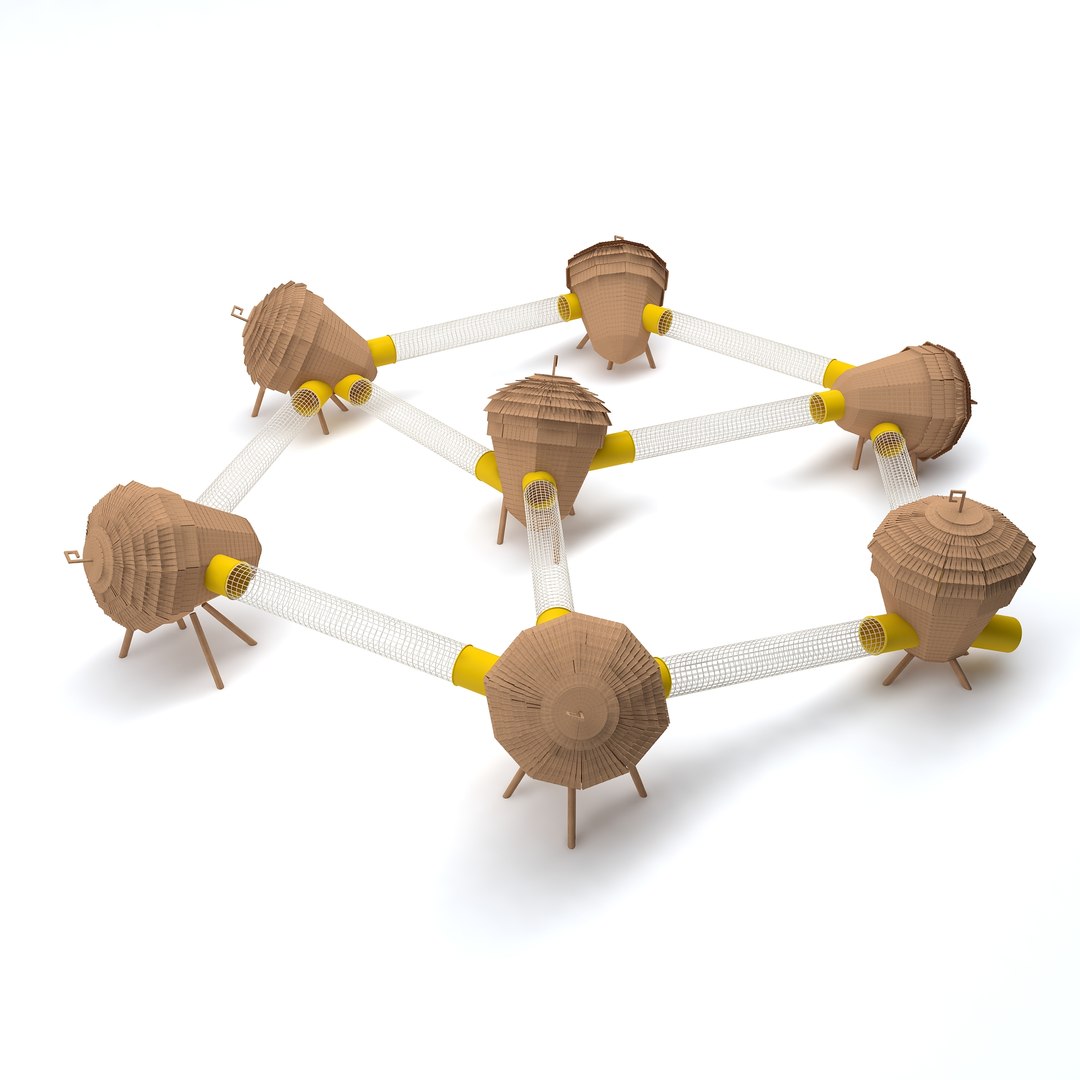 3D wooden nut park playground - TurboSquid 1318845