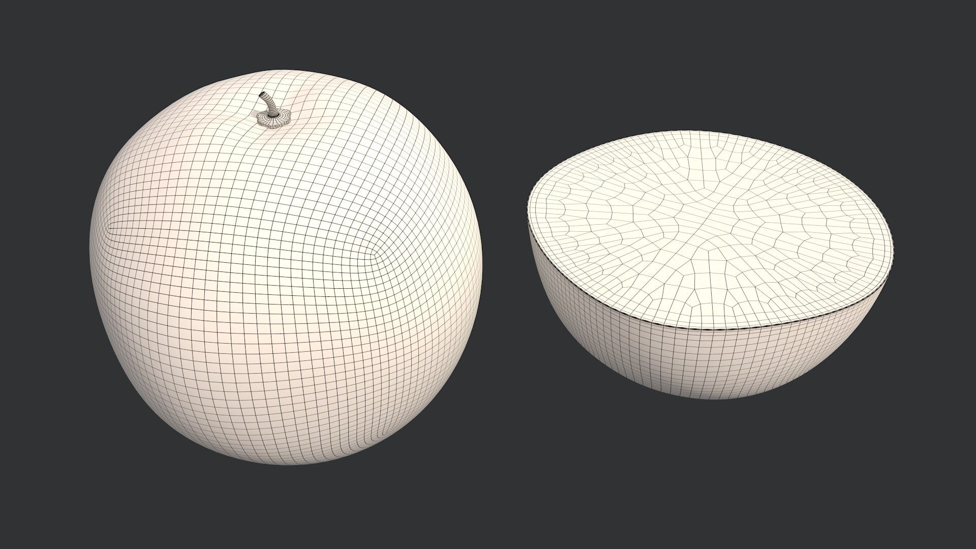 Orange And Sliced 4K PBR 3D Model - TurboSquid 1873962