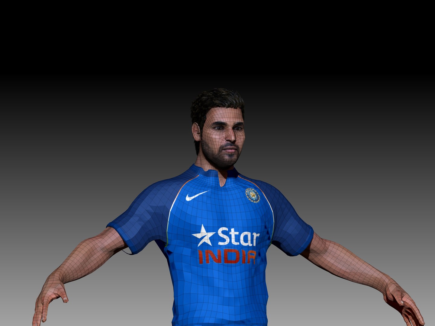 3D Cricket Athlete Batsman Model - TurboSquid 1342033